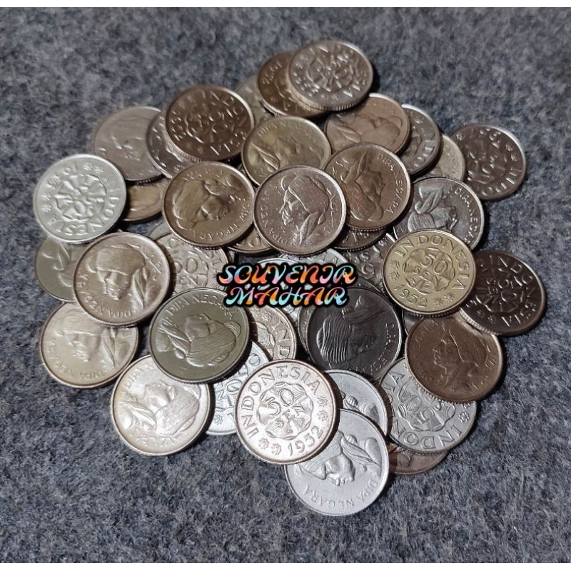 Jual ( PENGGANTI 1 RUPIAH ) Uang koin kuno 50 sen diponegoro uang jadul ...