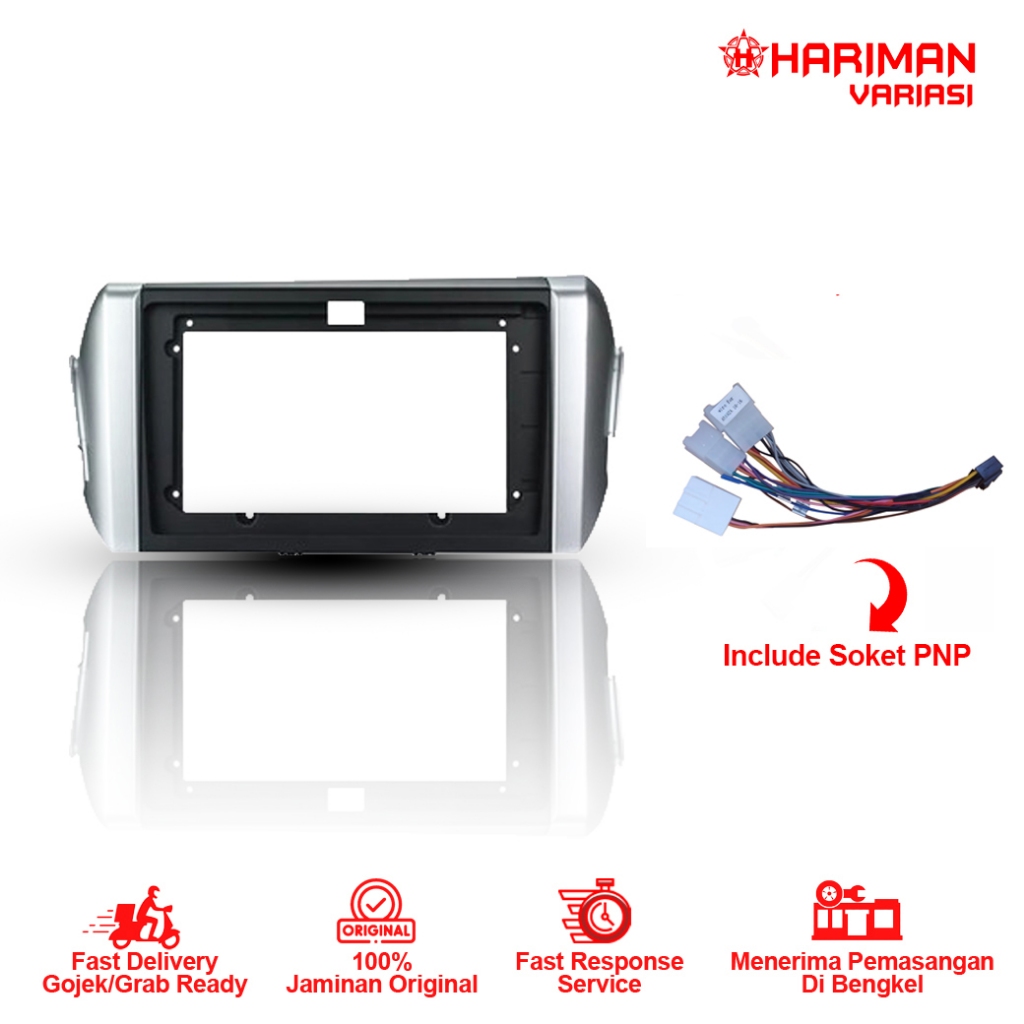 Jual FRAME HEAD UNIT INNOVA REBORN 2015 9 INCH + SOKET PNP | Shopee ...