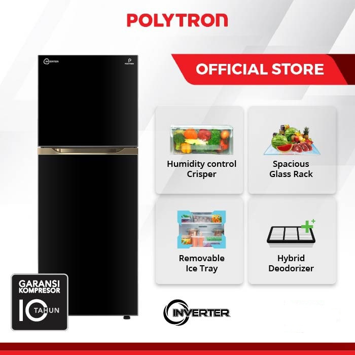 Jual Kulkas POLYTRON New Belleza Jumbo 2 pintu PRM 490/491 X Bandung ...