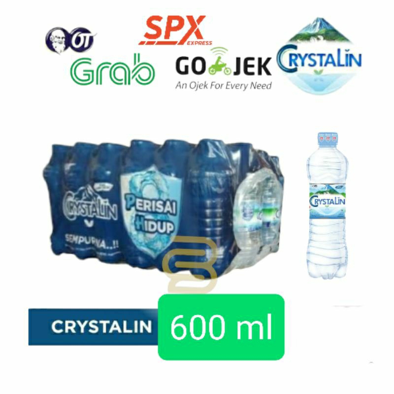 Jual CRYSTALIN 600ml isi 24 Air Mineral Crystalline Botol | Shopee ... Jual CRYSTALIN 600ml isi 24 Air Mineral Crystalline Botol | Shopee ...
