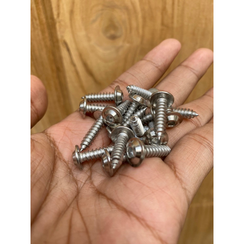 Jual baut ulir sekrup stanlis 304 model slim | Shopee Indonesia