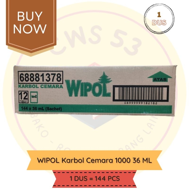Jual WIPOL Karbol Cemara Sachet Cairan Disinfektan Pembersih Lantai - 1 ...