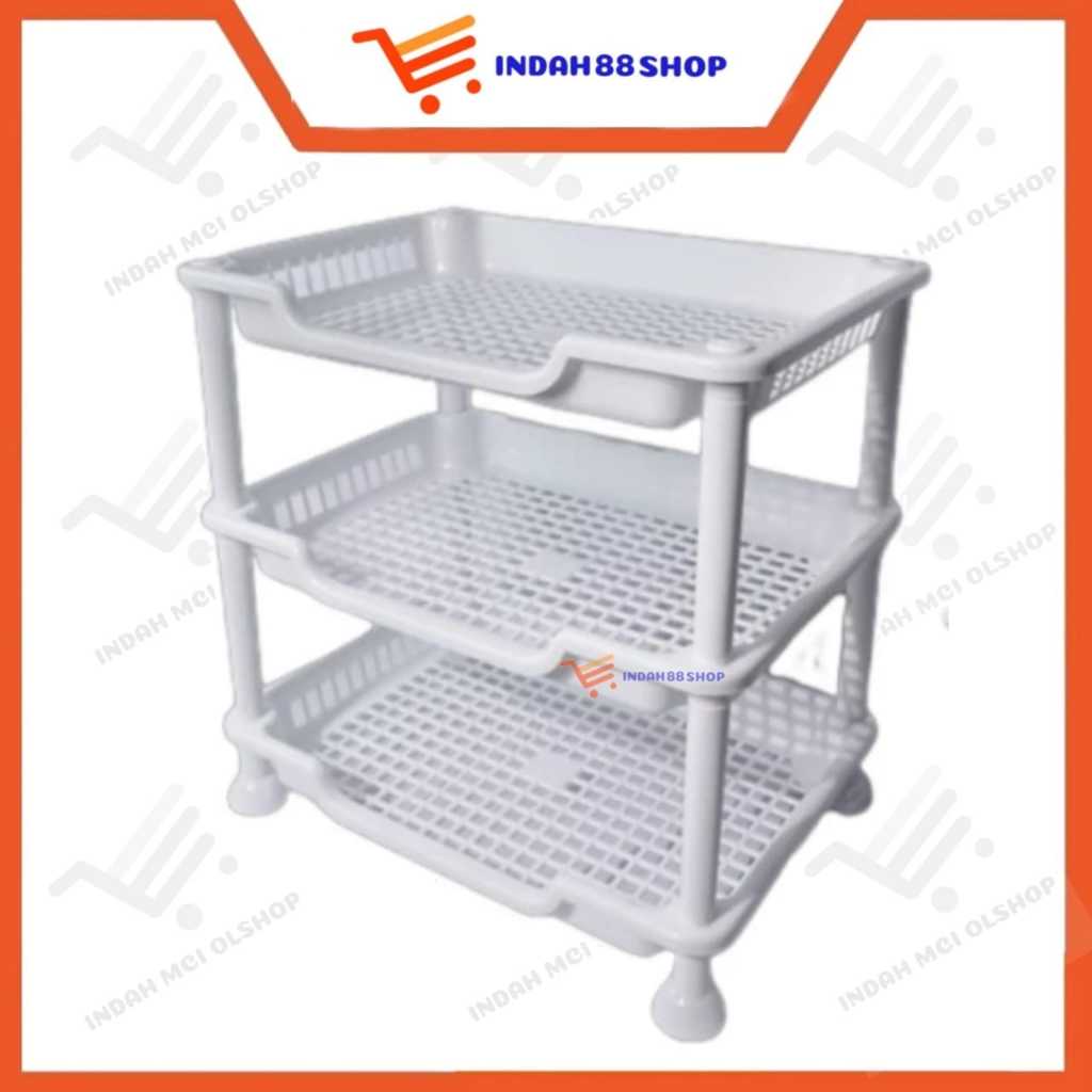 Jual RAK SUSUN PLASTIK MINI / RAK BUMBU / RAK DAPUR SERBAGUNA | Shopee ...