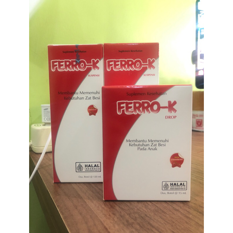 Jual ferro k sirup & drop halal / suplemen kesehatan | Shopee Indonesia