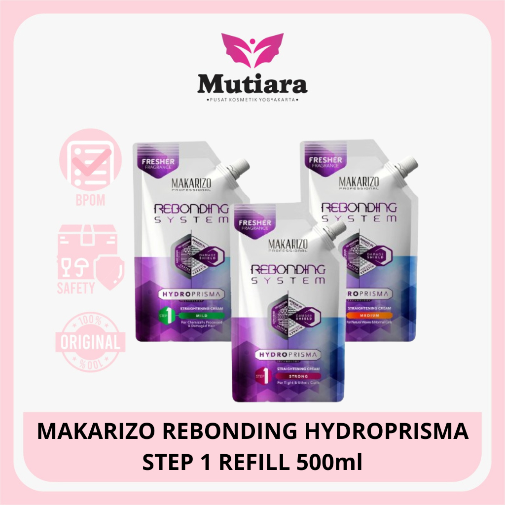 Jual MAKARIZO REBONDING HYDROPRISMA STEP 1 REFILL 500ml | Shopee Indonesia