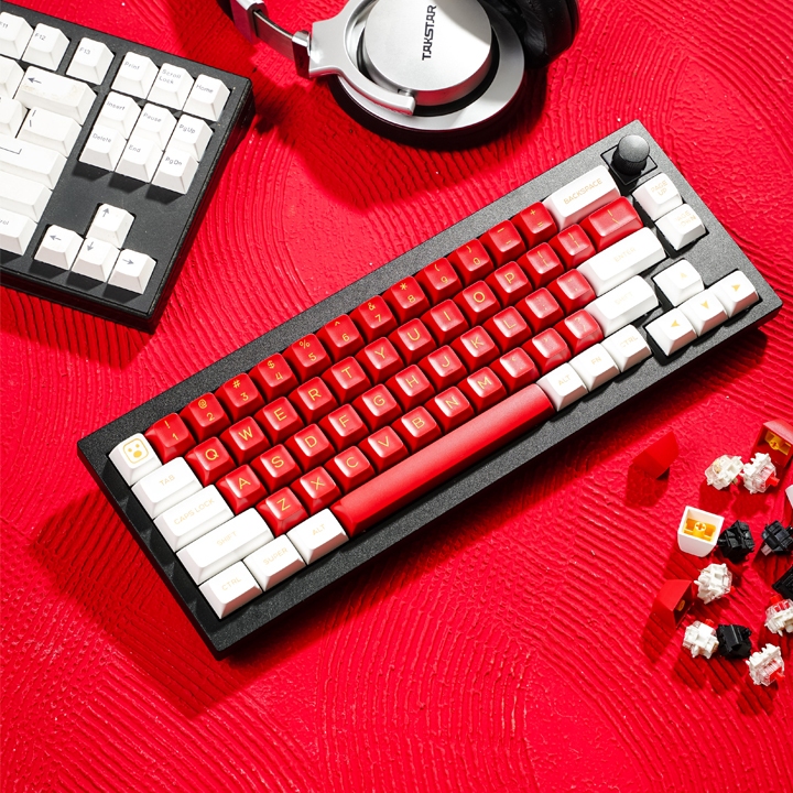 Jual Keycaps Red Merah For Mechanical Keyboard QSA Mirip SA Profile PBT ...