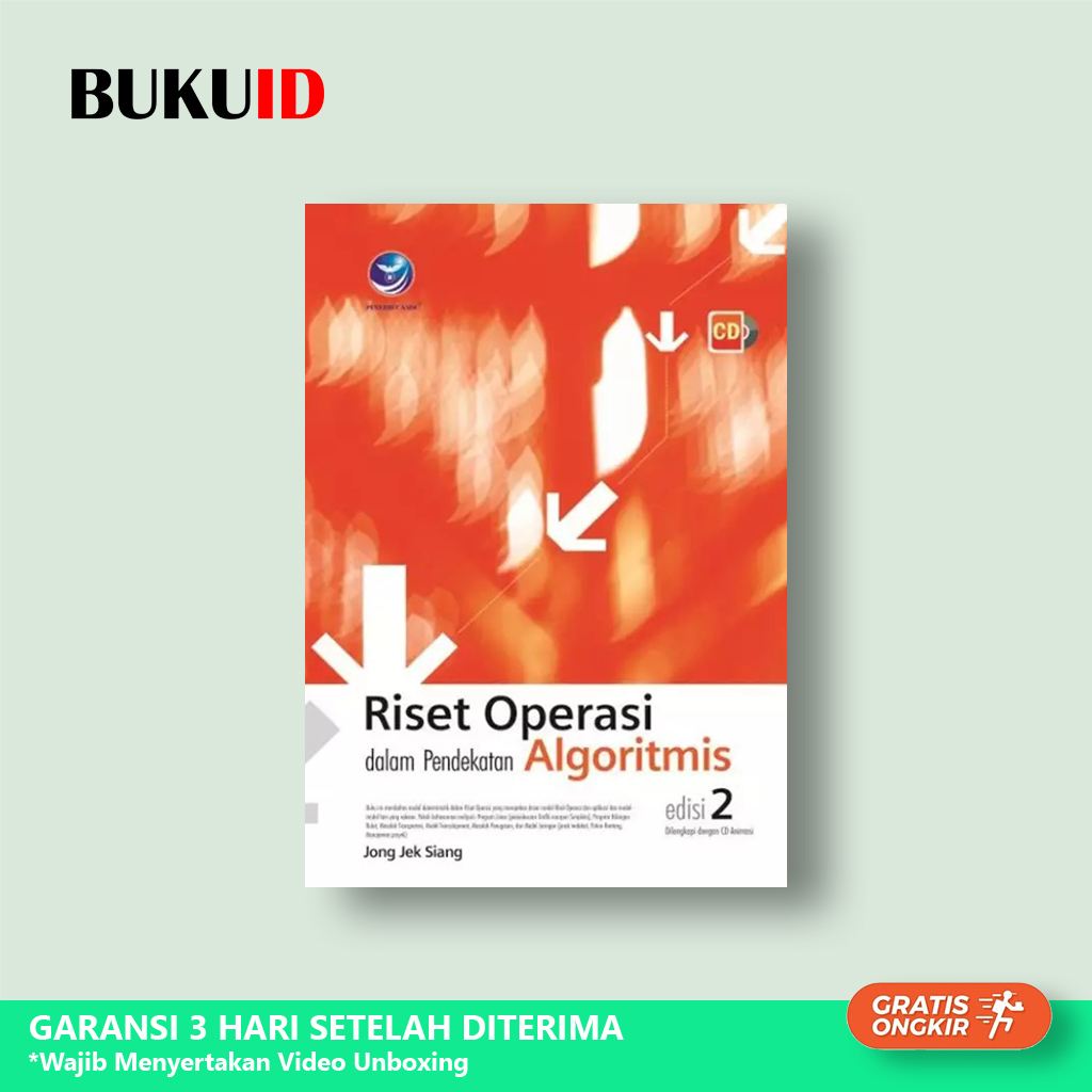 Jual Riset Operasi dalam Pendekatan Algoritmis. Edisi 2+cd - Original | Shopee Indonesia