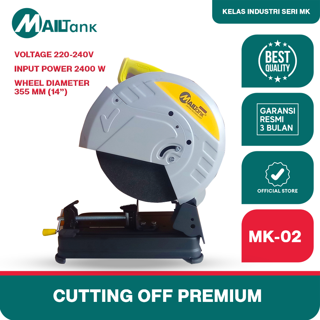 Jual MAILTANK MK02 mesin Cut off 14 inci Cutting 14 Inchi mesin potong besi Qualitas Premium ...