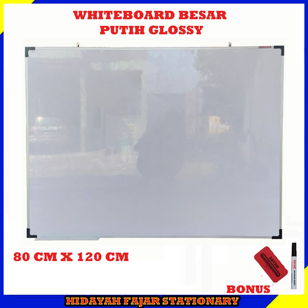 Jual Papan Tulis Whiteboard Besar 80 x 120 HPL | Shopee Indonesia