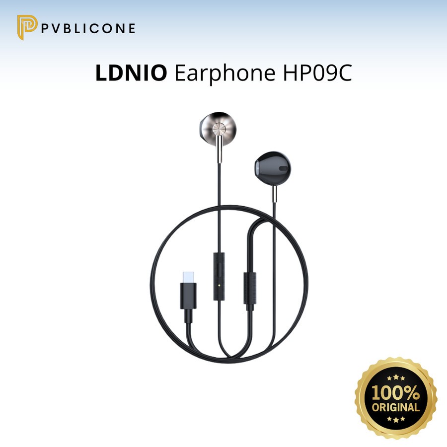 Jual LDNIO Earphone HP09C Wired Stereo Headset In Ear With Microphone | Shopee Indonesia