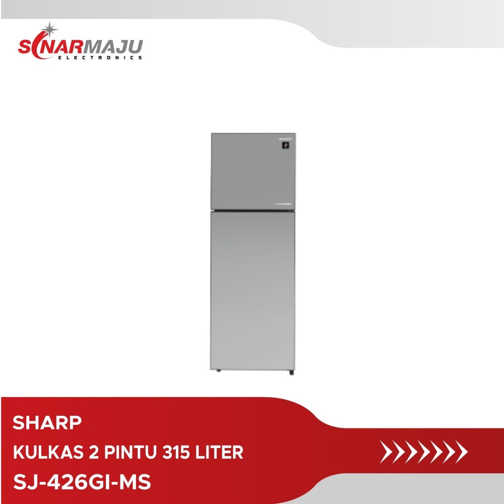 Jual Kulkas 2 Pintu SHARP 315 liter SJ-426GI-MS / SJ 426GI MS | Shopee Indonesia