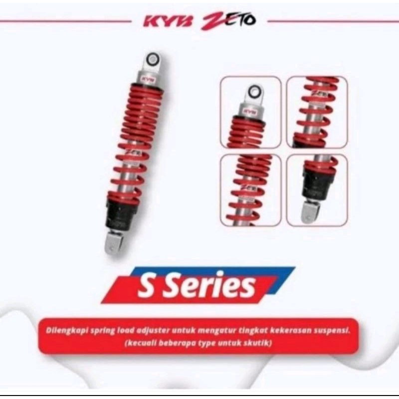 Jual (Ready Stok)ShockBreaker Vario 125 /Vario 150 ZT5061R KYB ZETO SPRING ADJUSTER - 330MM ...