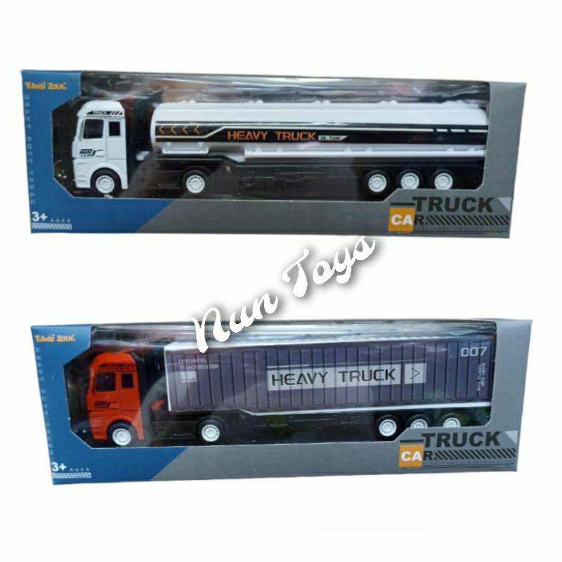Jual Mainan Diecast Truck Container Box Dan Tank | Shopee Indonesia
