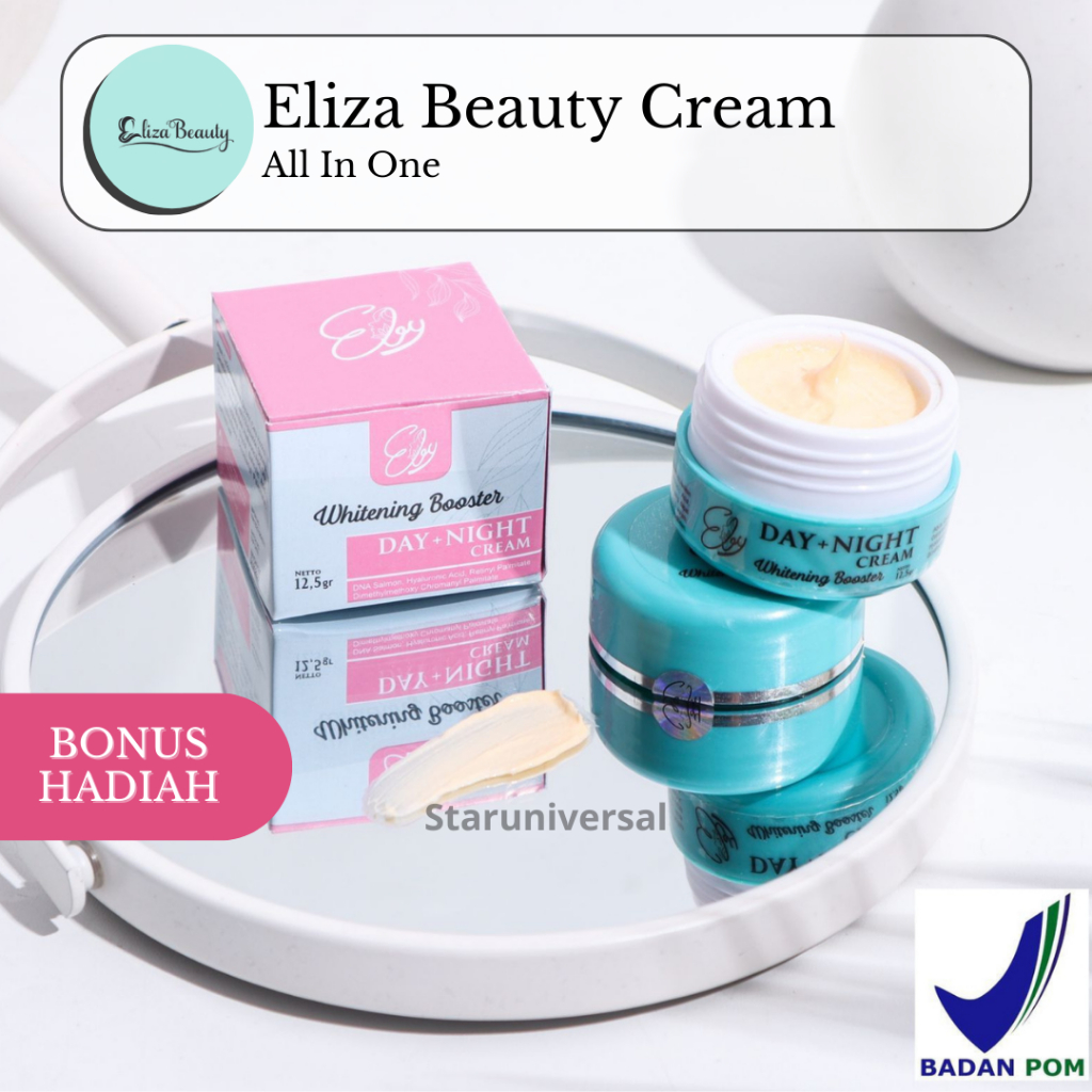 Jual (COD) Eliza Beauty Eby Day & Night Cream Bpom Kemasan Baru ...