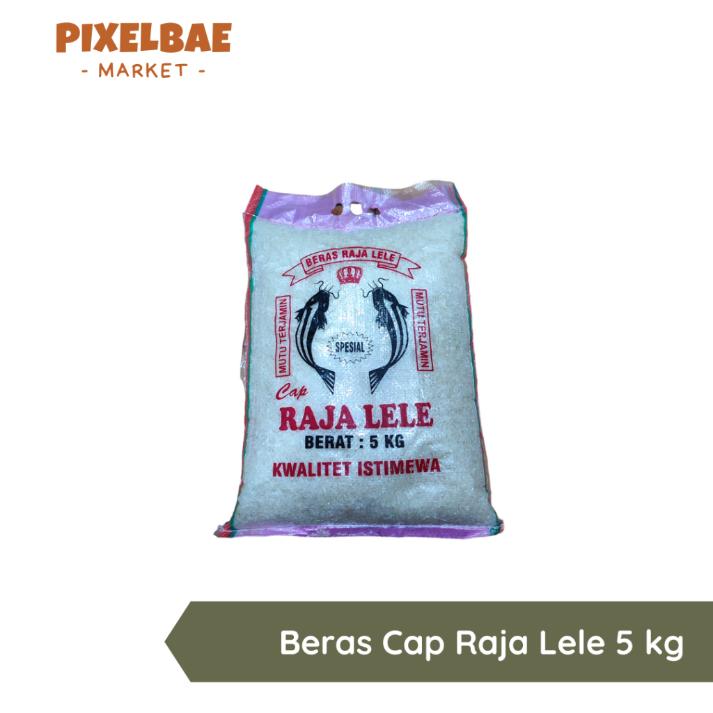 Jual BERAS CAP RAJA LELE KEMASAN 5 KG | Shopee Indonesia
