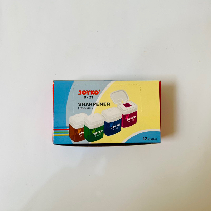 Jual Peruncing Rautan Pensil JOYKO B-23 (1 Box/ 12 Pcs) | Shopee Indonesia