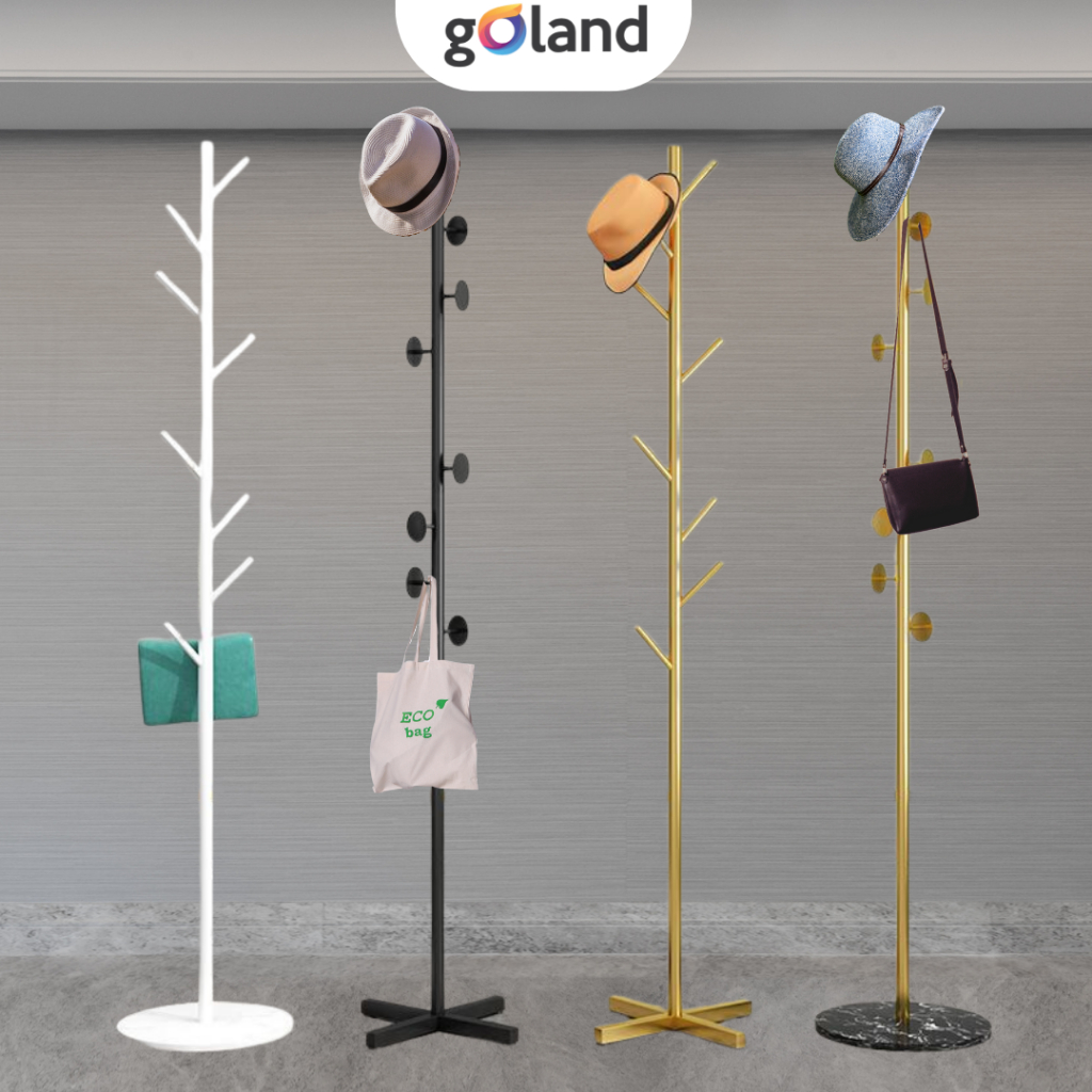 Jual Goland Stand Hanger Gantungan Baju Topi Tas Aesthetic Multifungsi ...