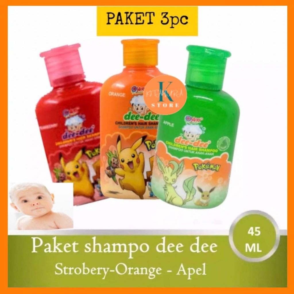 Jual PAKET 3 PCS SAMPO DEE DEE 45ml PAKET 3 PCS - SHAMPO ANAK KECIL ...