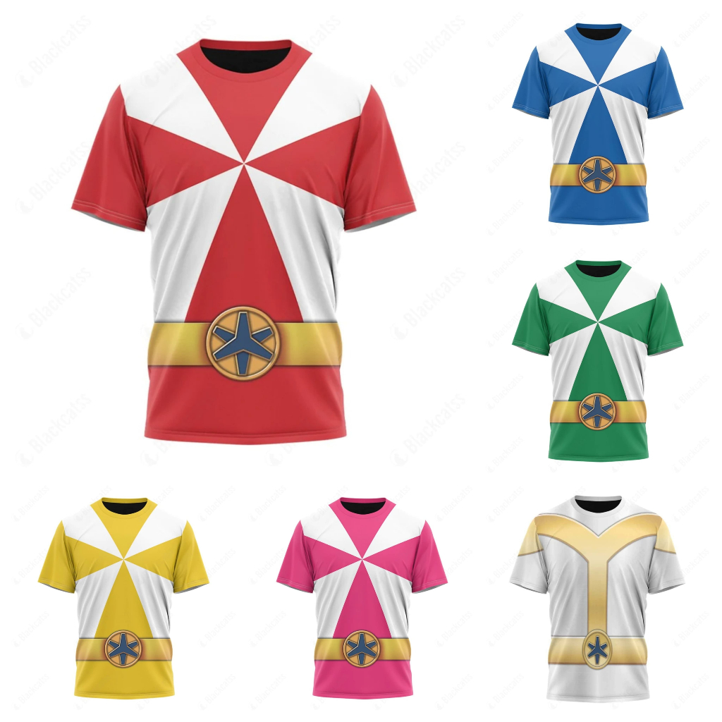 Jual Kaos Power Rangers Lightspeed Rescue Kaos Dewasa Kyukyu Sentai ...