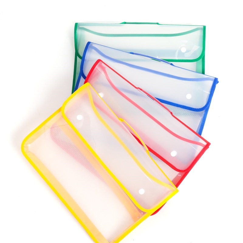 Jual V Tec School Bag SB 5002 - Map Plastik Kancing 2 Jaring Folio ...