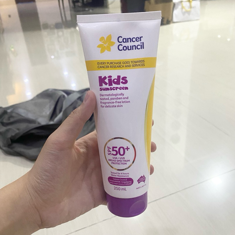 Jual CANCER COUNCIL KIDS SUNSCREEN SPF 50+ 250ml | Shopee Indonesia