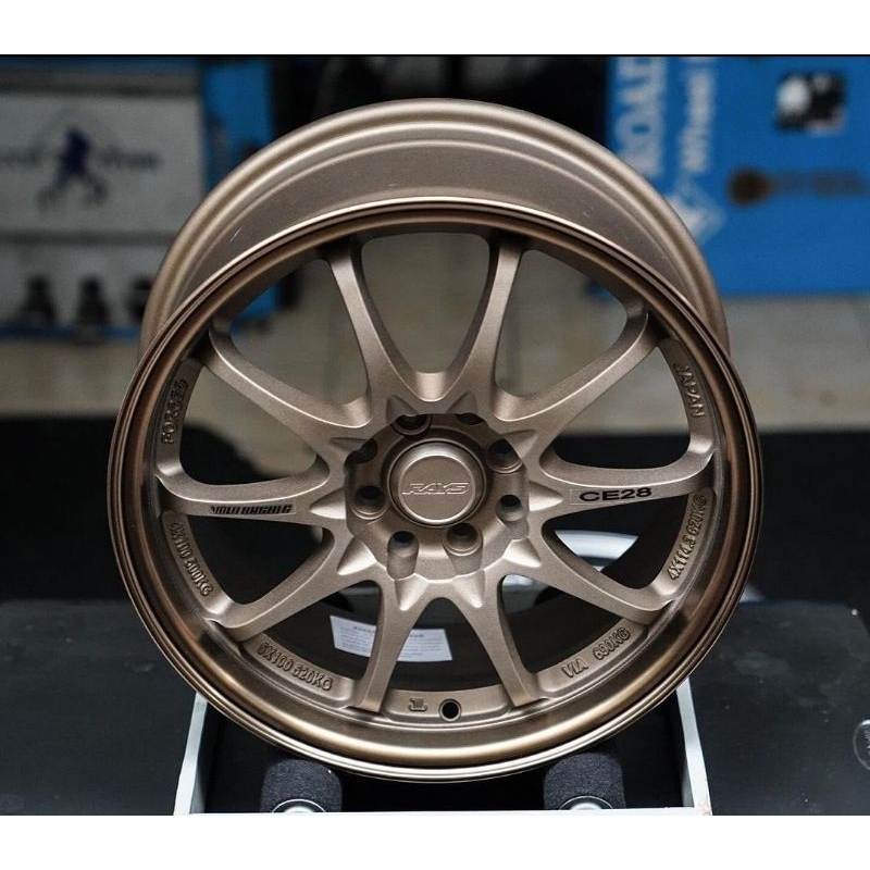 Jual velg mobil racing ring 16 VOLKRAYS CE28 velg r16 mobil mobilio,agya,ayla,ignis,brio,calya ...