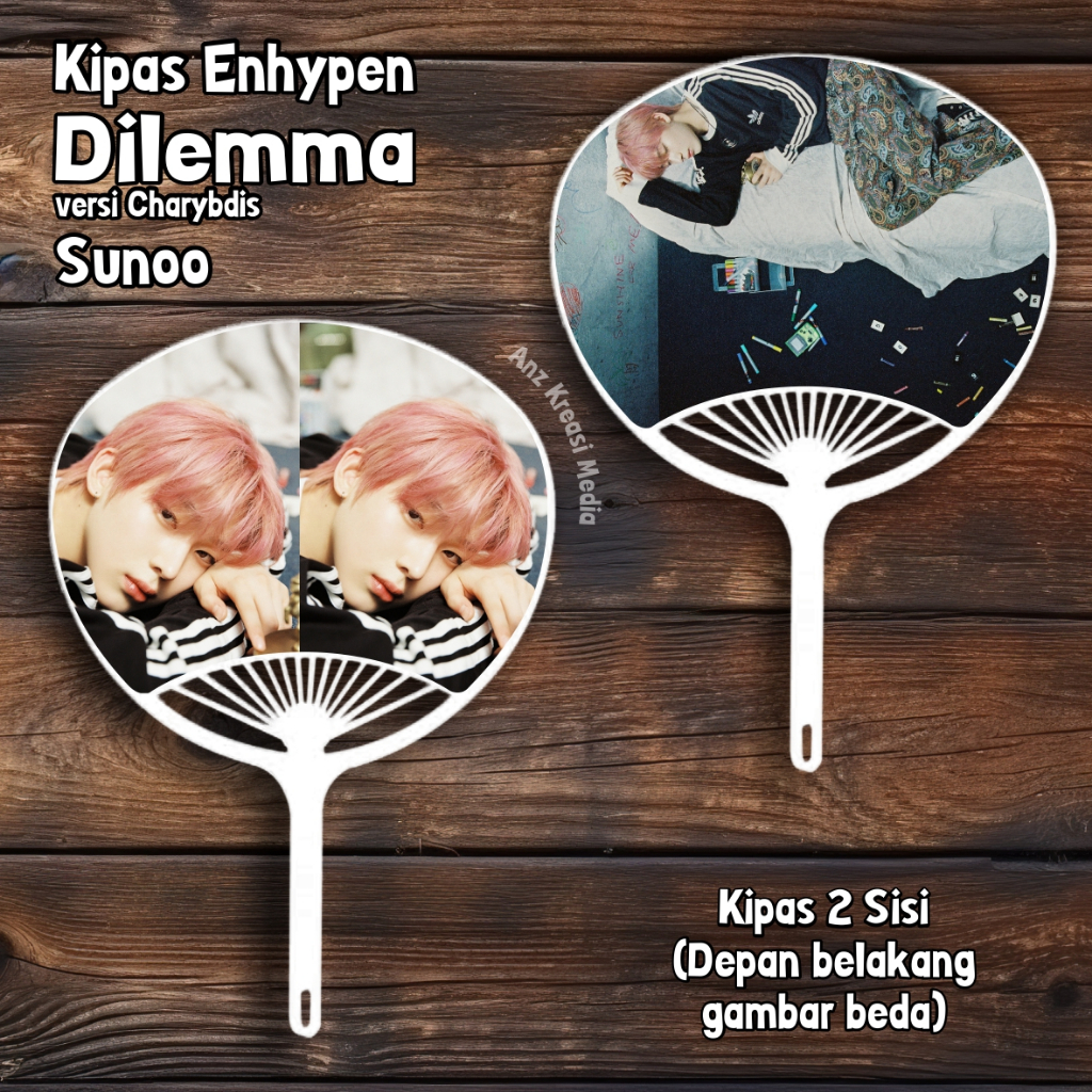 Jual (READY STOCK) KIPAS KERANG ENHYPEN DILEMA versi Charybdis - KIPAS ...