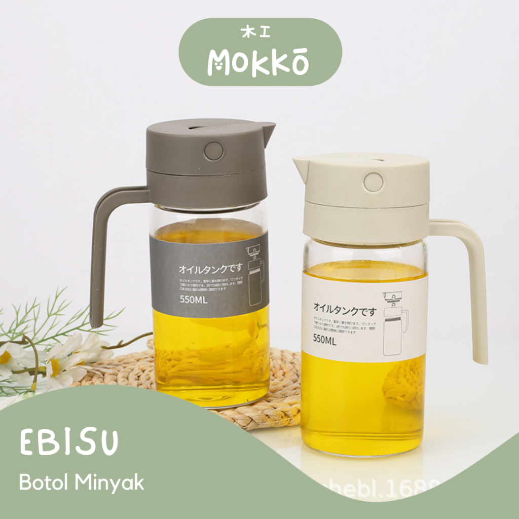 Jual MOKKO - EBISU Dispenser Wijen Olive Oil Mudah Botol Tuang ...
