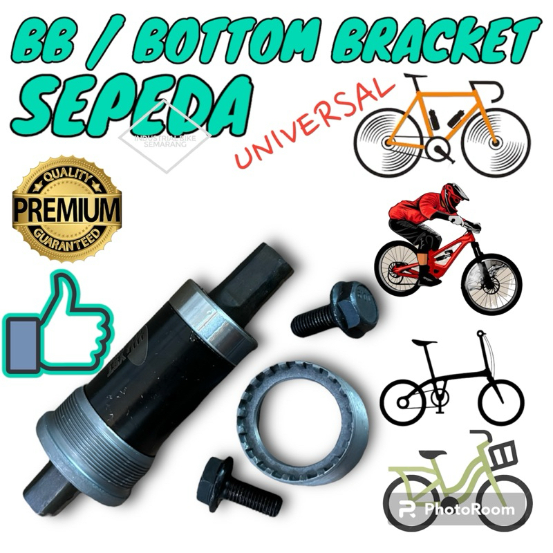 Jual BB Bottom Bracket Sepeda Laker Bearing Lahar Bearings AS Tengah ...