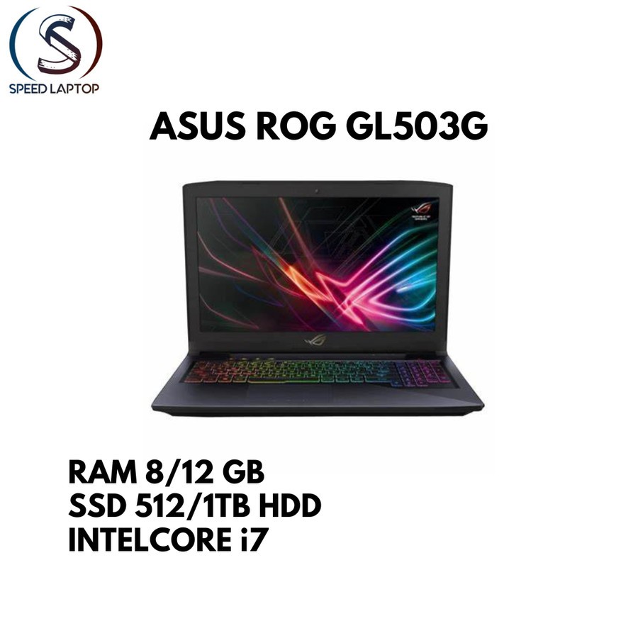 Jual ASUS ROG G74SX/GL503G/G752VL INTELCORE i7 GEN 8 SECOND GARANSI ...