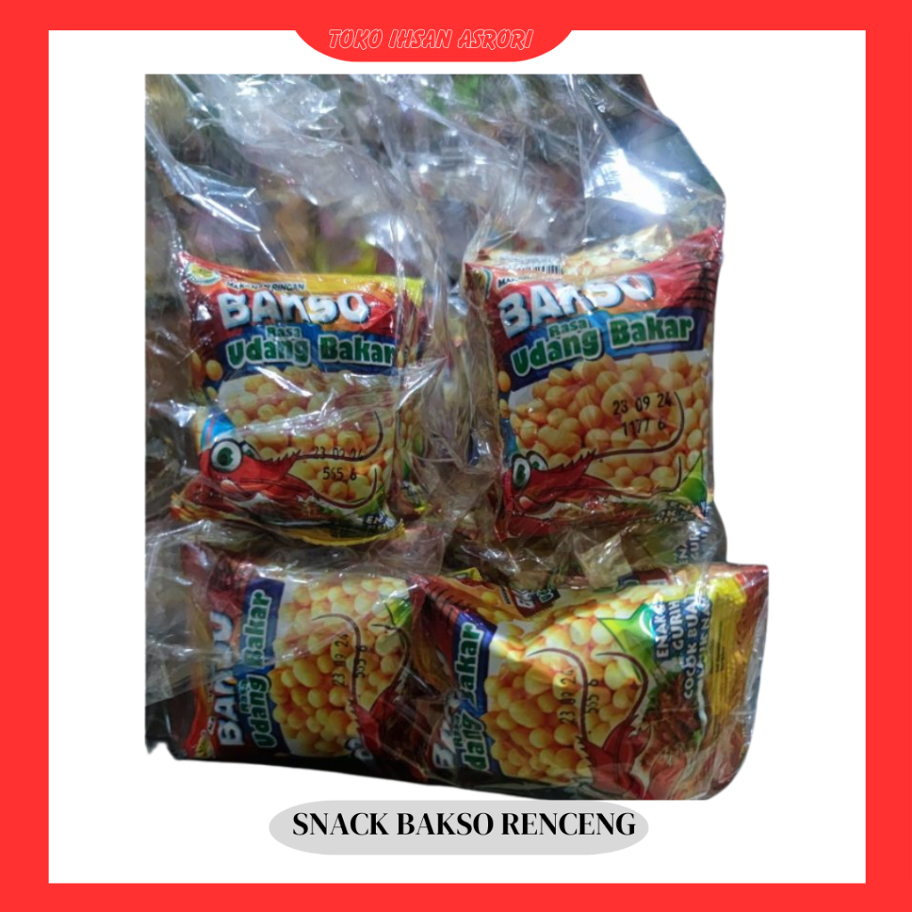 Jual bakso/cemilan/snack udang bakar 500 an 20x7g | Shopee Indonesia
