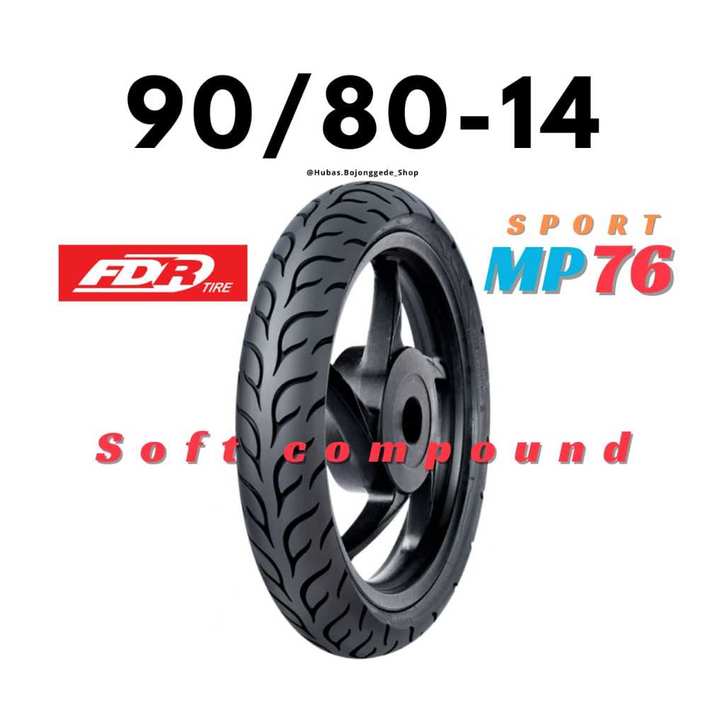 Jual Ban Motor Ring 14 [ 90/80 ] MP76 Ban FDR 90/80-14 Tubeless ...