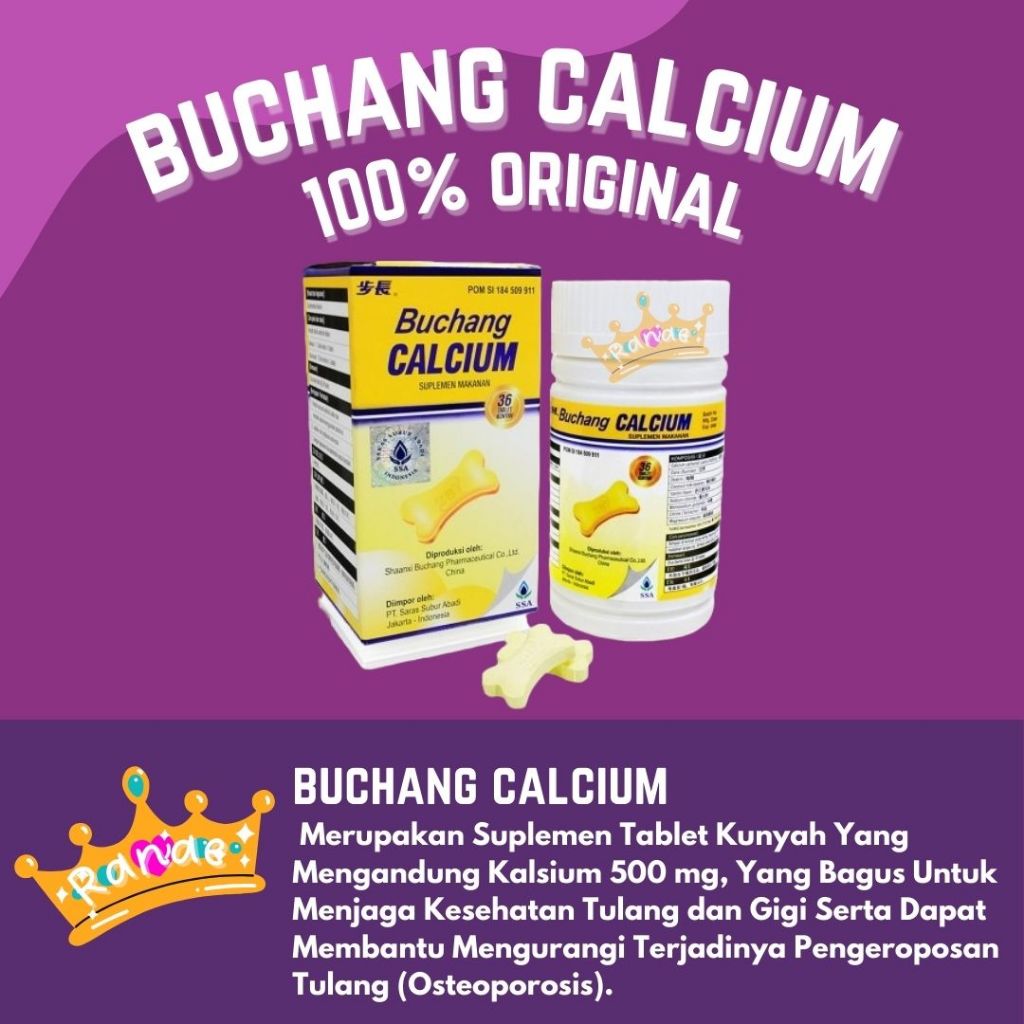 Jual buchang Calcium calsium/suplemen penguat Tulang | Shopee Indonesia