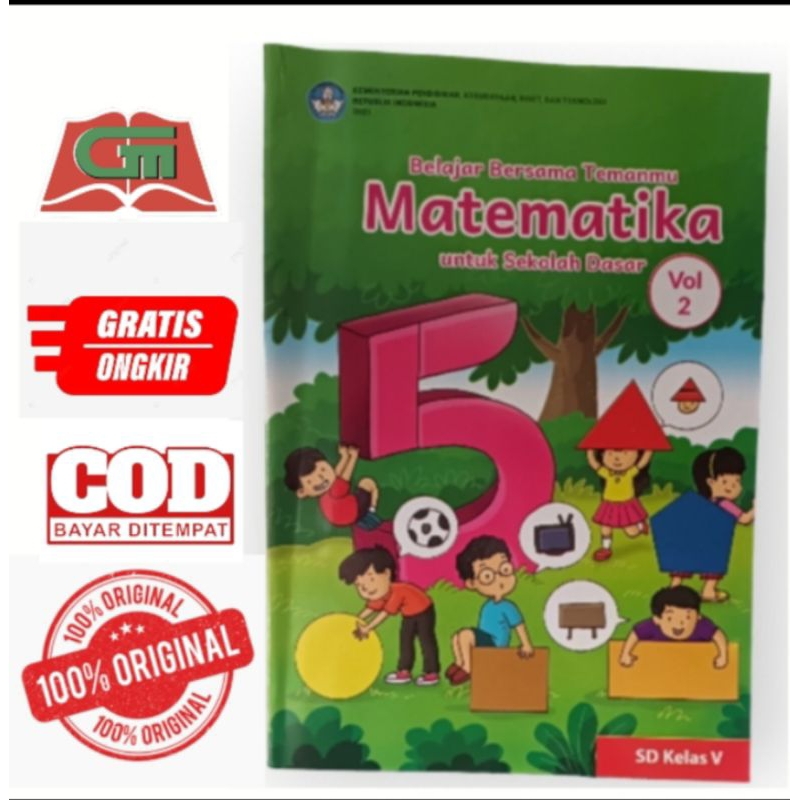 Jual BUKU MATEMATIKA UNTUK SD/MI KELAS 5 VOL 2 KURIKULUM MERDEKA | Shopee Indonesia