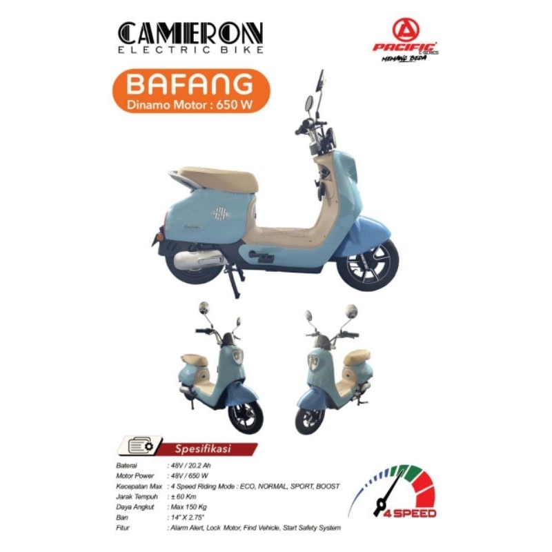 Jual Sepeda Listrik Pacific Cameron 650W Murah Berkualitas / Electric ...