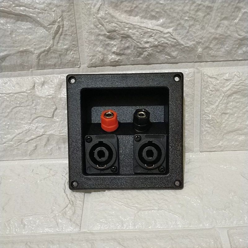 Jual Terminal Speaker Kotak Bending Post dan Speakon 2in1 | Shopee ...