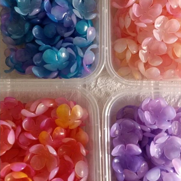 Jual kelopak bunga gradasi akrilik | Shopee Indonesia