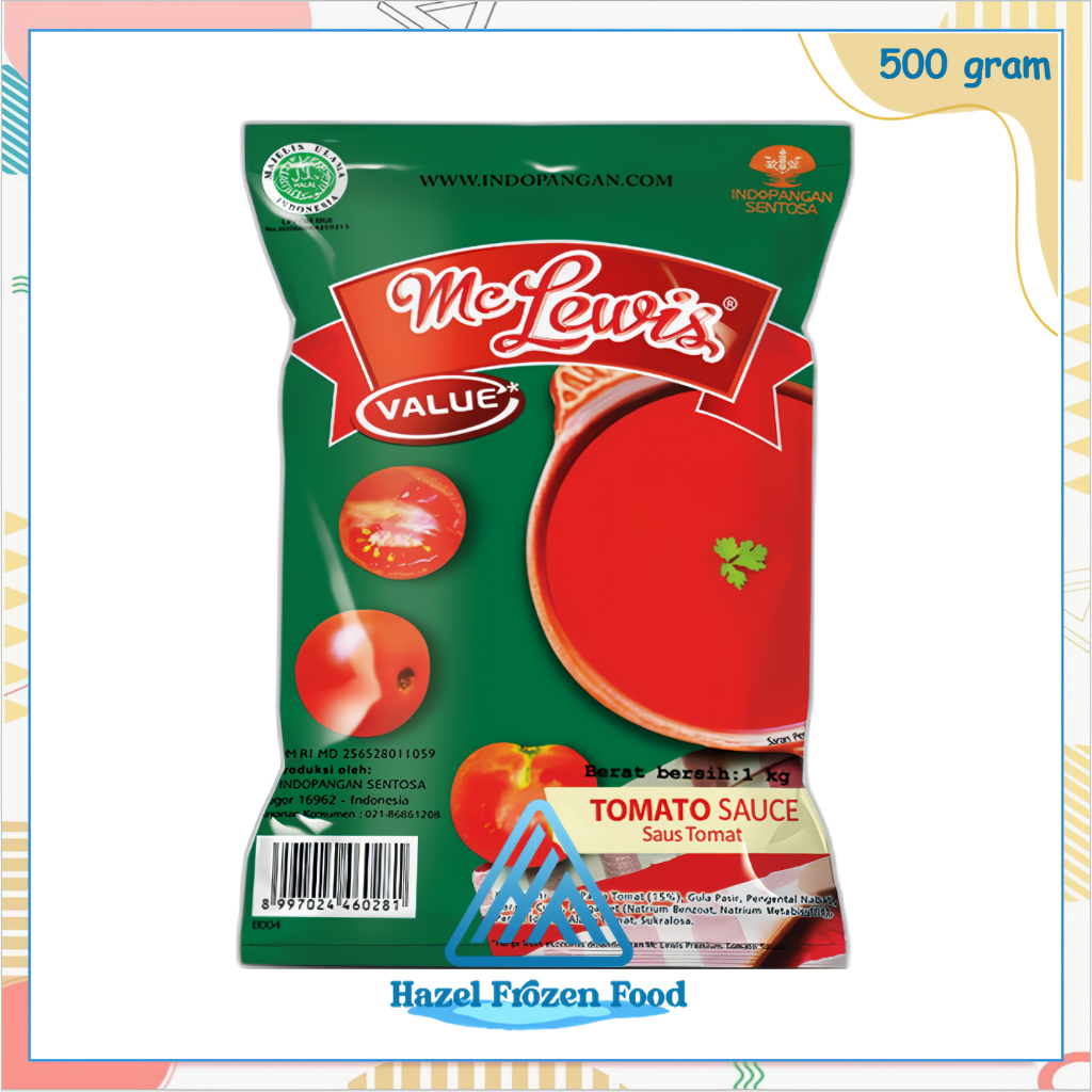 Jual Mc Lewis Tomato Sauce 500 g Frozen Food Karawang | Shopee Indonesia