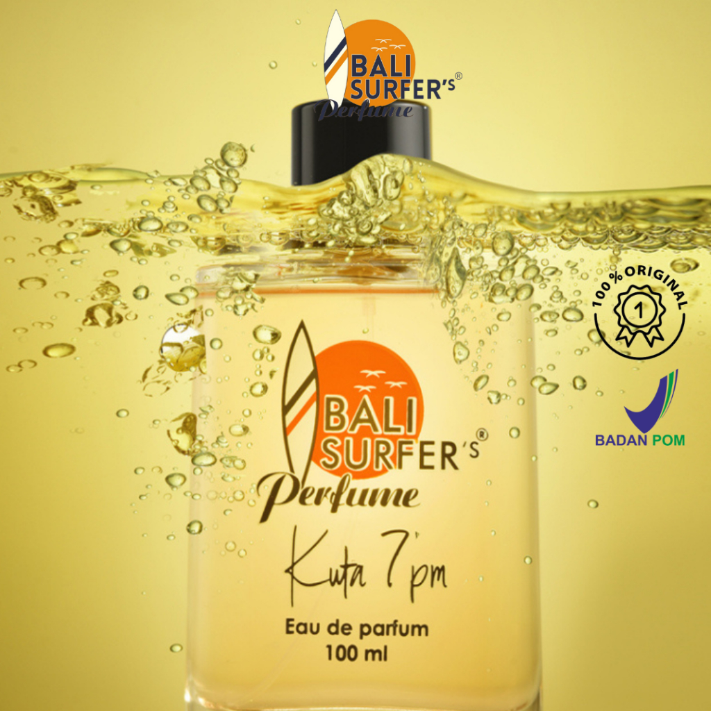 Jual Bali Surfers Perfume KUTA 7 PM Parfum Pria EDP Original Tahan Lama ...