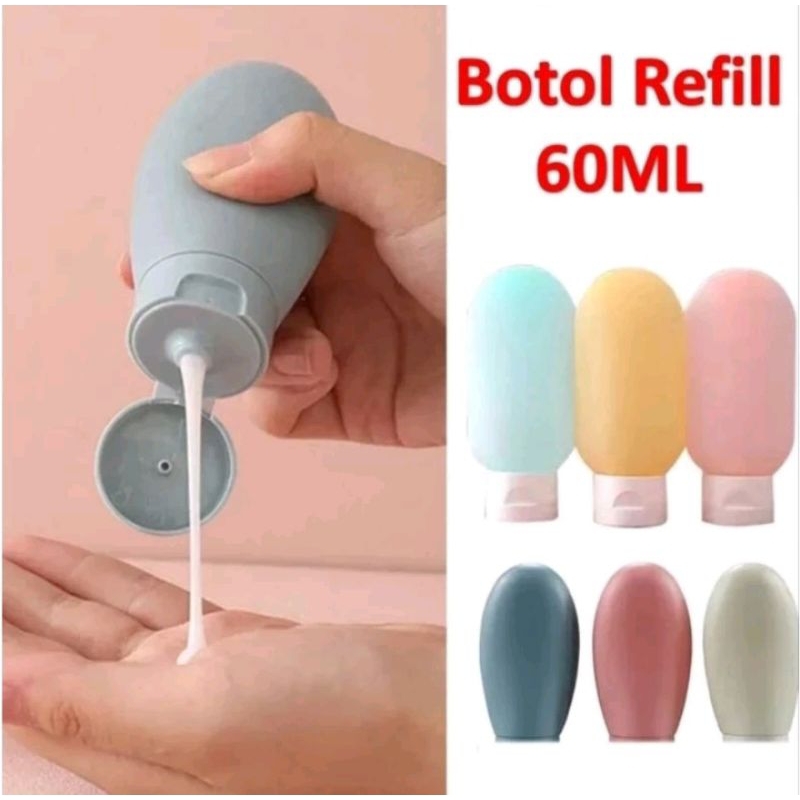 Jual Botol Refill Sabun Lotion Mini Traveling Botol Isi Ulang Sabun ...