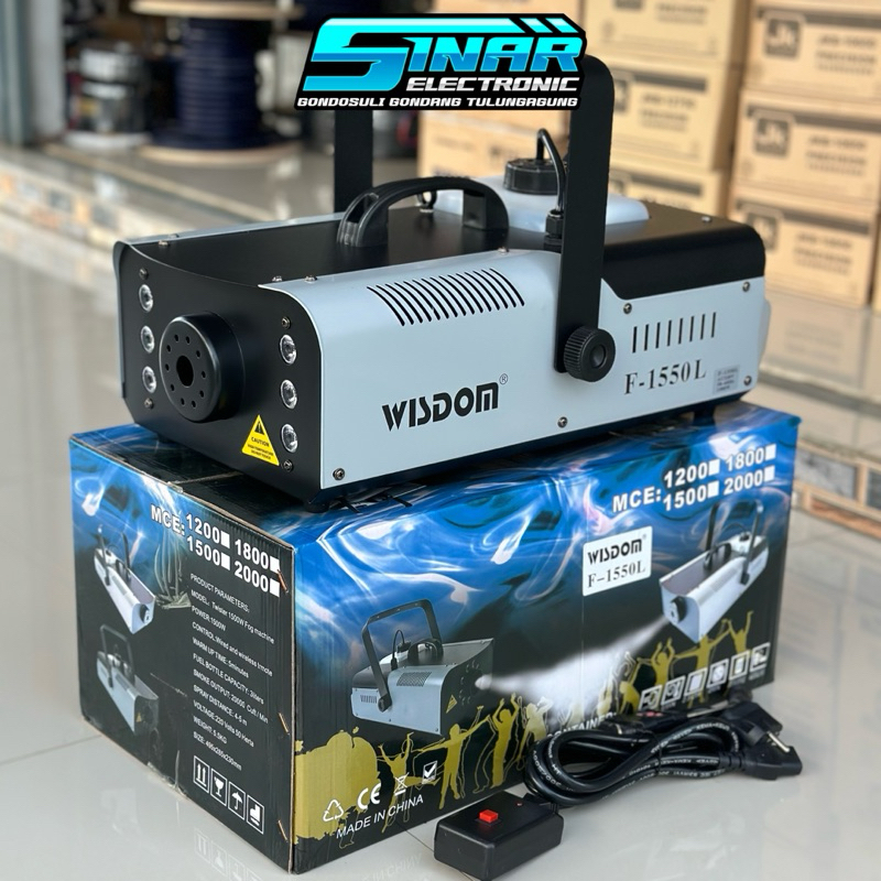 Jual FOG MACHINE WISDOM F1550L Mesin Smoke Asap Wisdom | Shopee Indonesia