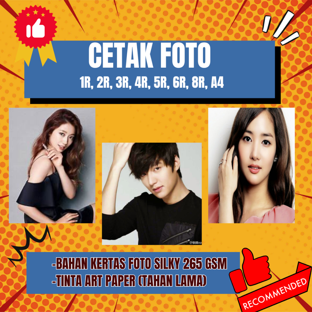 Jual Cetak Foto 1R, 2R, 3R, 4R, 5R, 6R, 8R, A4 kertas foto silky (tanpa minimal order) | Shopee ...