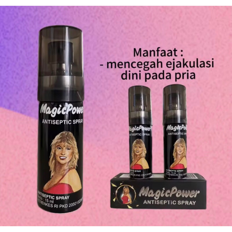 Jual Tissue / Magic Power - Antiseptic Magic Power Spray ( Kotak Hitam ...