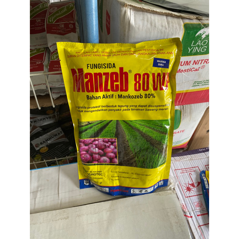 Jual Fungisida MANZEB 80WP BIRU 800gram Mankozeb Anti Jamur | Shopee ...