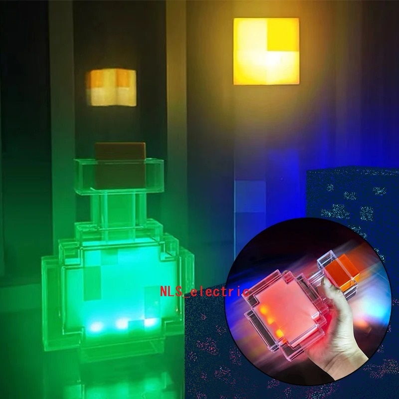 Jual Led Lampu Minecraft Potion Night LED Lamp Lampu Tidur Dekorasi ...
