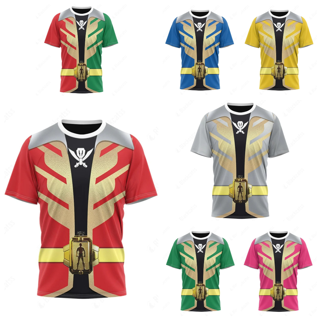 Jual Kaos Power Rangers Super Megaforce Kaos Anak Kaizoku Sentai ...