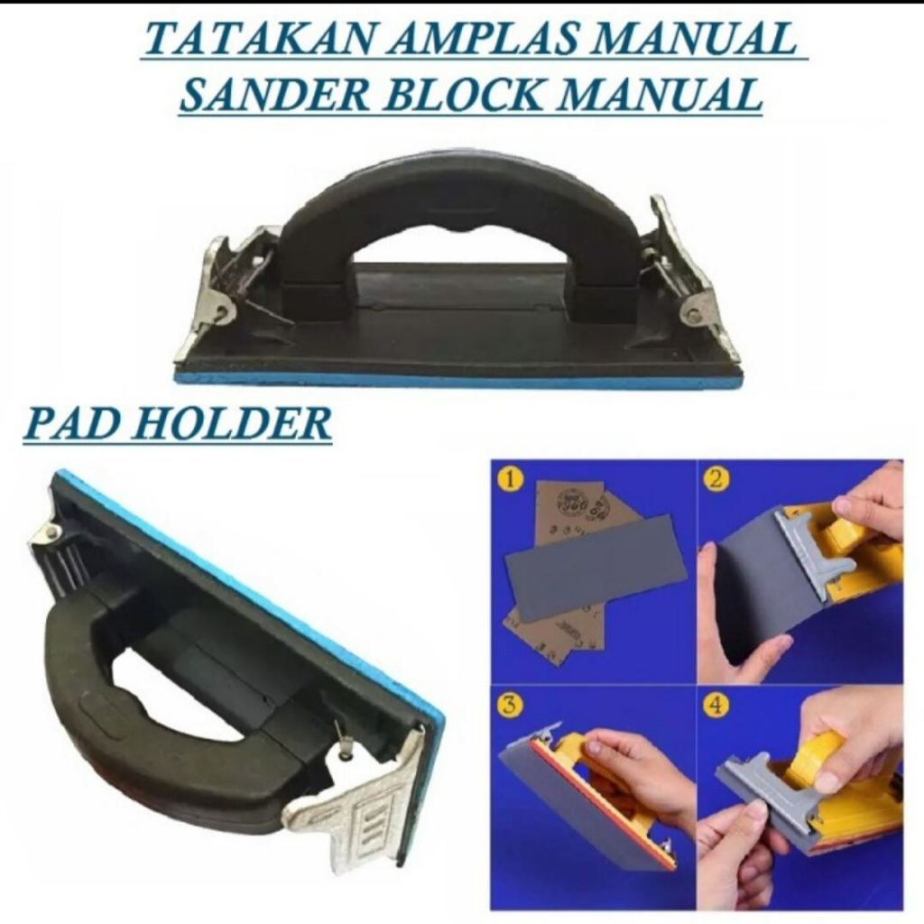 Jual Sander Tatakan Amplas Kotak Sanding Sander Block Gagang Plastik ...