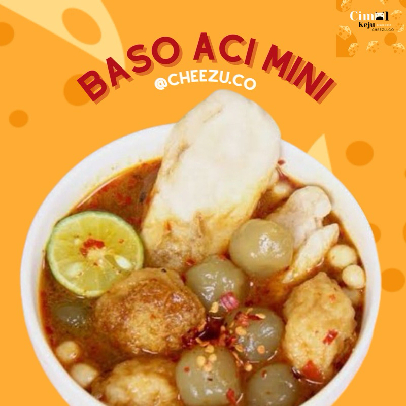 Jual BASO ACI MINI AYAM ORIGINAL SUPER GURIH DAN ENAK INCLUDE TOPPING ...