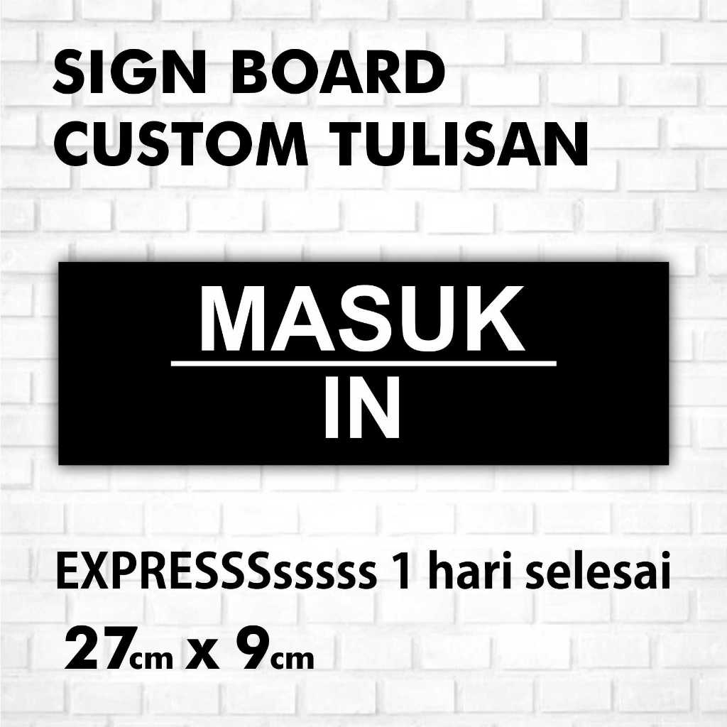 Jual sign tulisan masuk akrilik | Shopee Indonesia