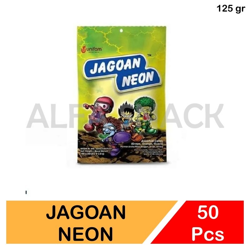 Jual Permen Jagoan Neon Isi 50 Pcs (125 gr) | Shopee Indonesia